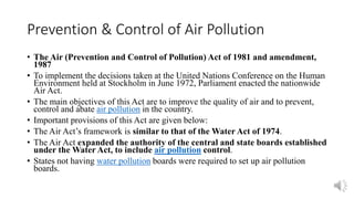POLLUTION CONTROL BODIES & ENVIRONMENTAL LAWS IN INDIA.pptx