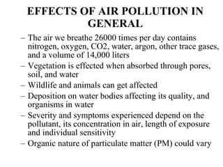 Pollution Effects On Health | PPT