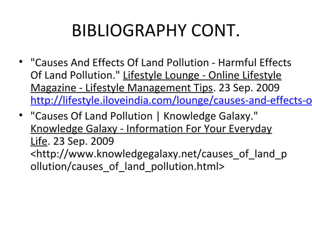 Pollution ell | PPT