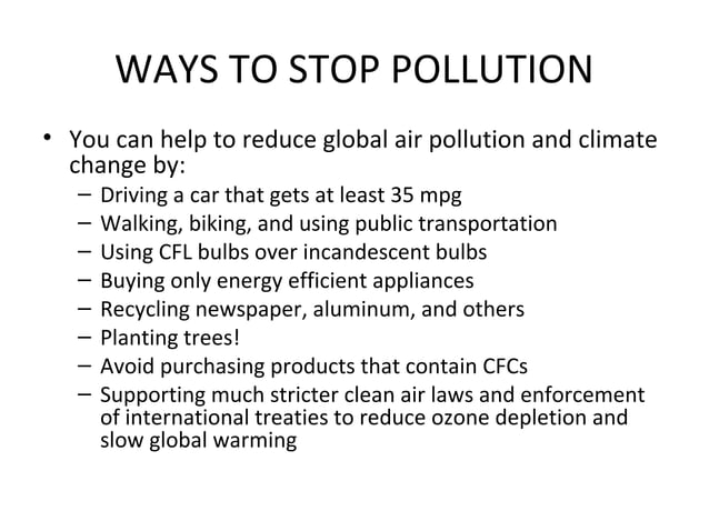 Pollution ell | PPT