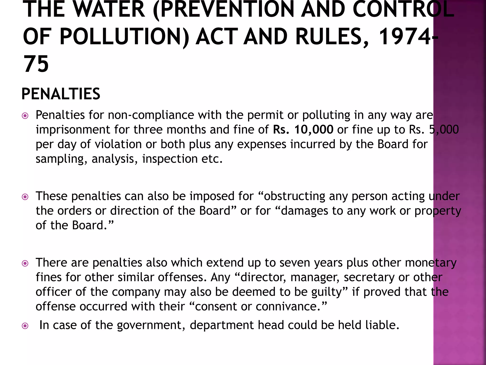 Pollution & environmental control acts | PPTX | Environmental Services ...