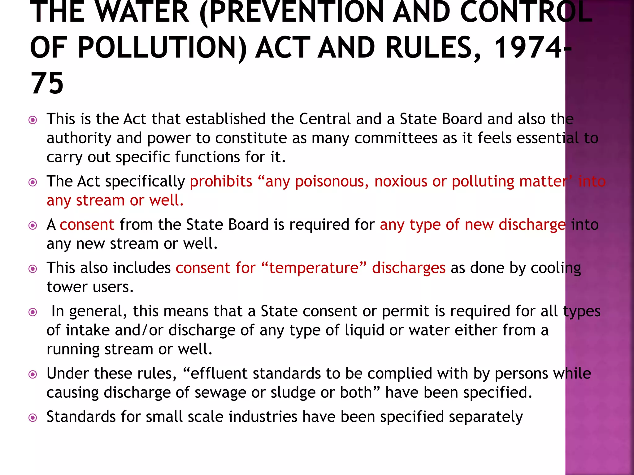 Pollution & environmental control acts | PPTX | Environmental Services ...