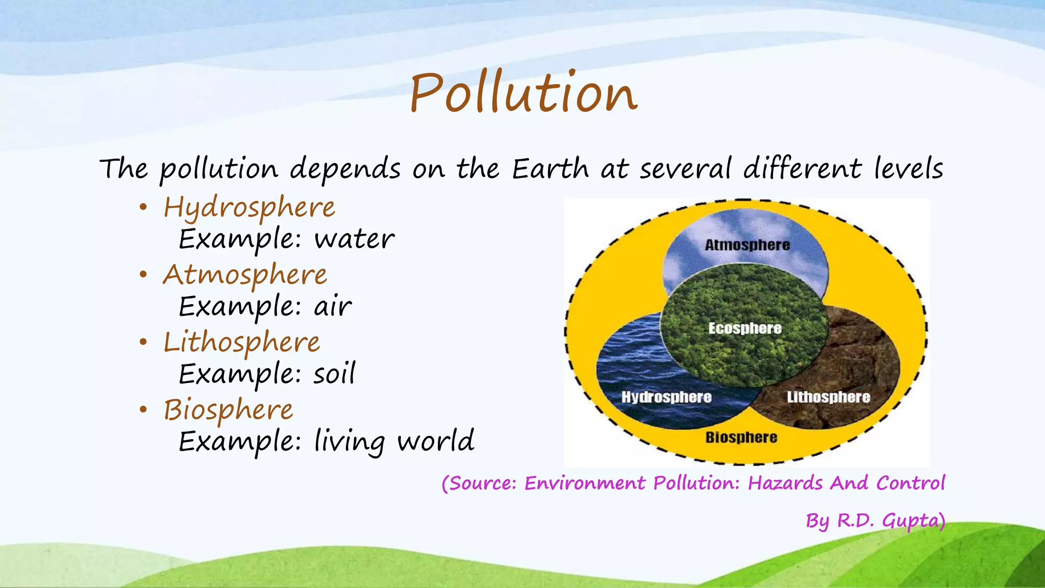 Pollution hazards and its mitigations | PPTX