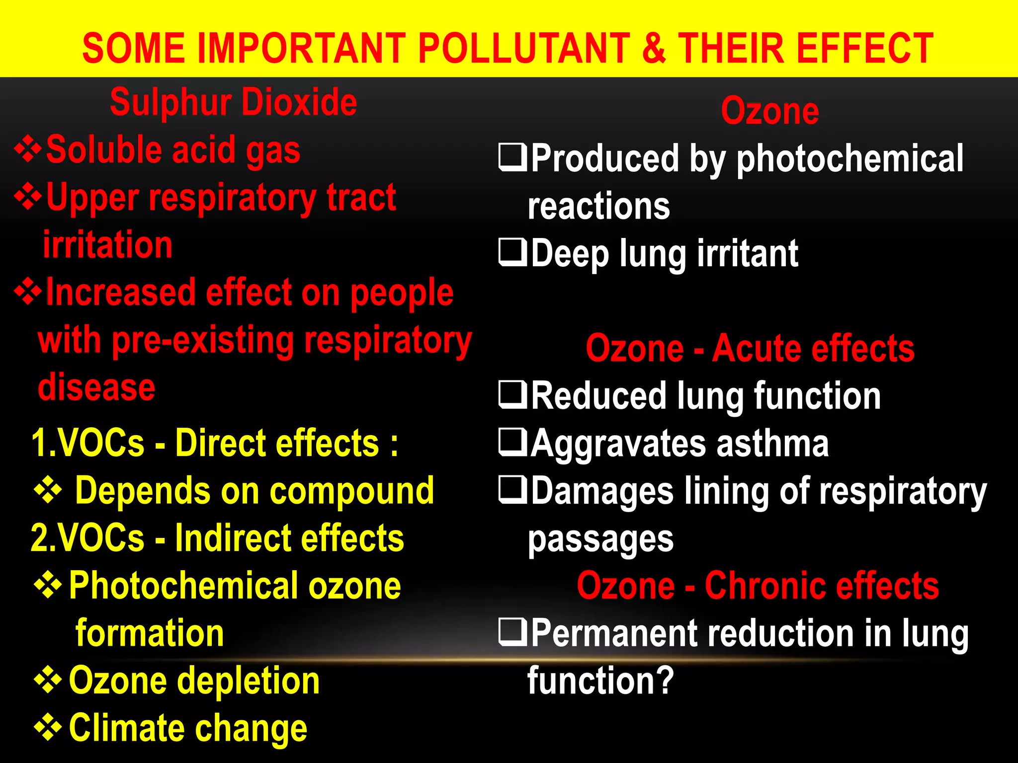 Pollution & human health : Guru | PPTX | Lung and Respiratory Health | Diseases and Conditions