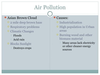 Pollution in asia ppt | PPT