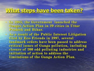 Pollution in River Ganga | PPT