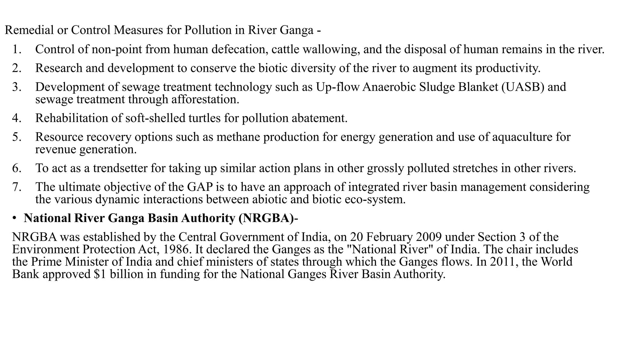 Pollution in River Ganga | PPT