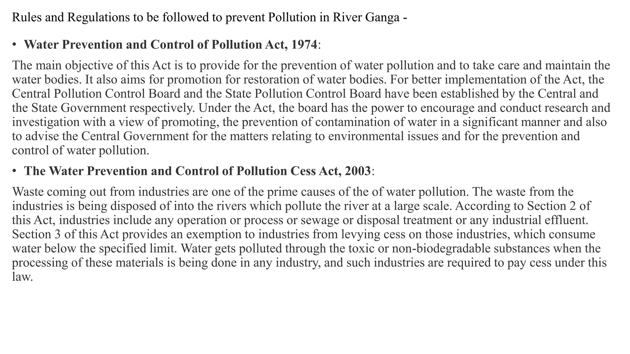 Pollution in River Ganga | PPT