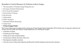 Pollution in River Ganga | PPT
