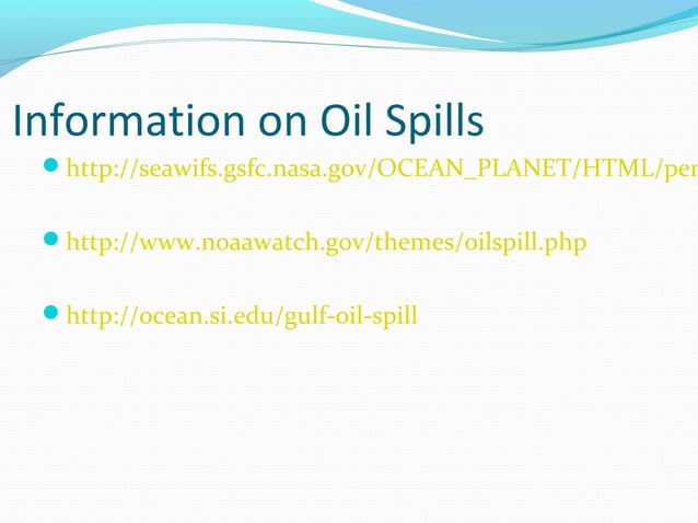 Pollution in the Oceans | PPT | Science