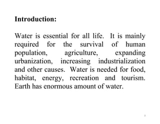 Pollution in water resources | PPT