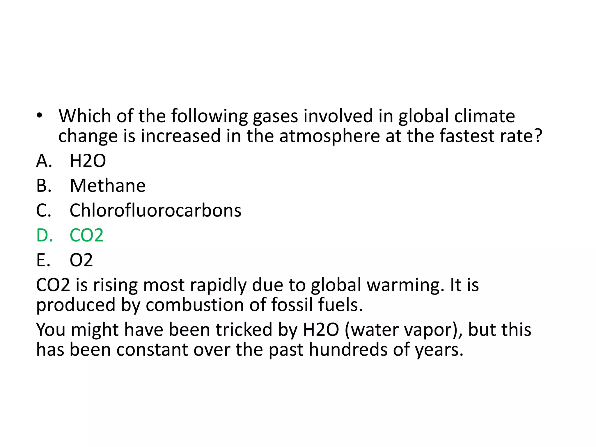 Pollution multiple choice | PPTX