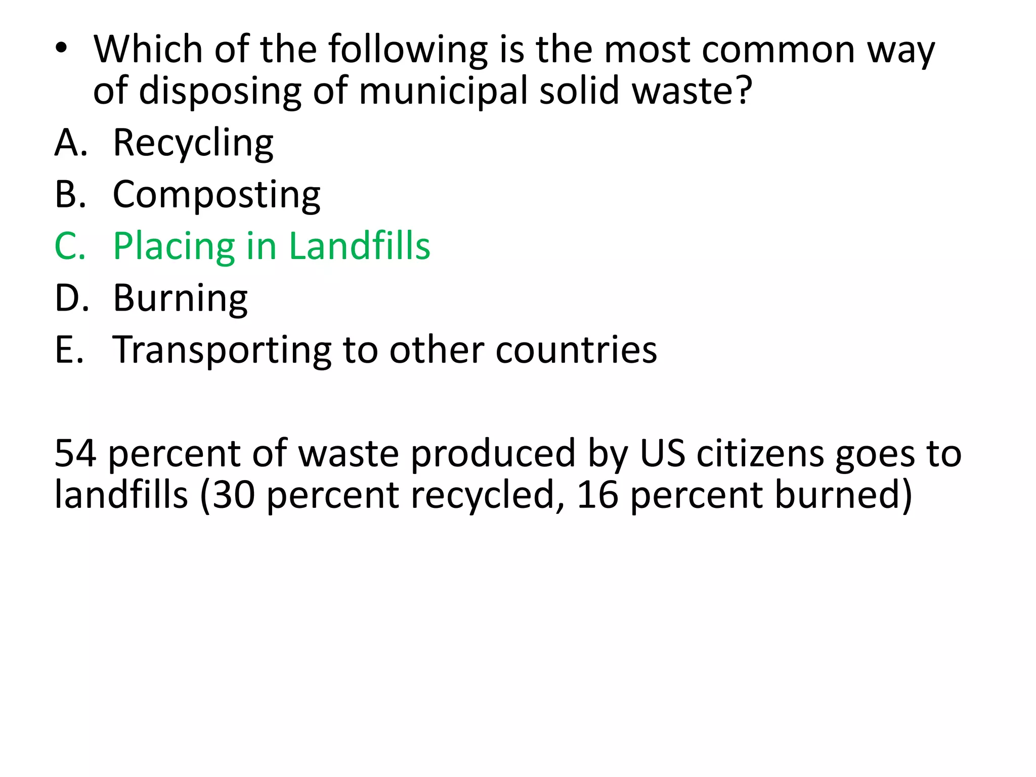 Pollution multiple choice | PPTX