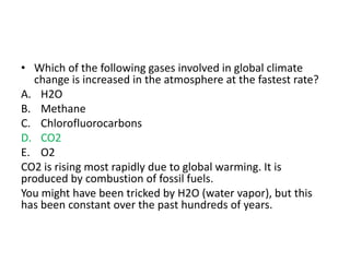 Pollution multiple choice | PPTX