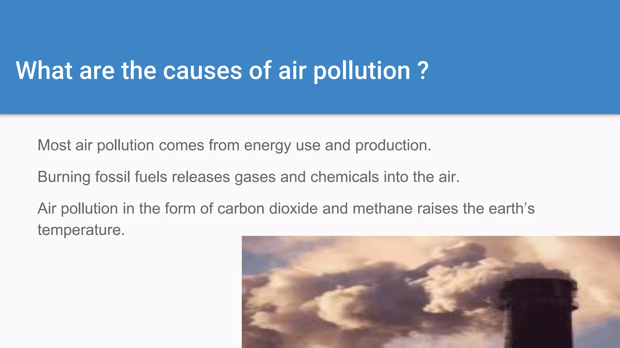 Pollution of air and water | PPT