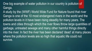 Pollution of air and water | PPT