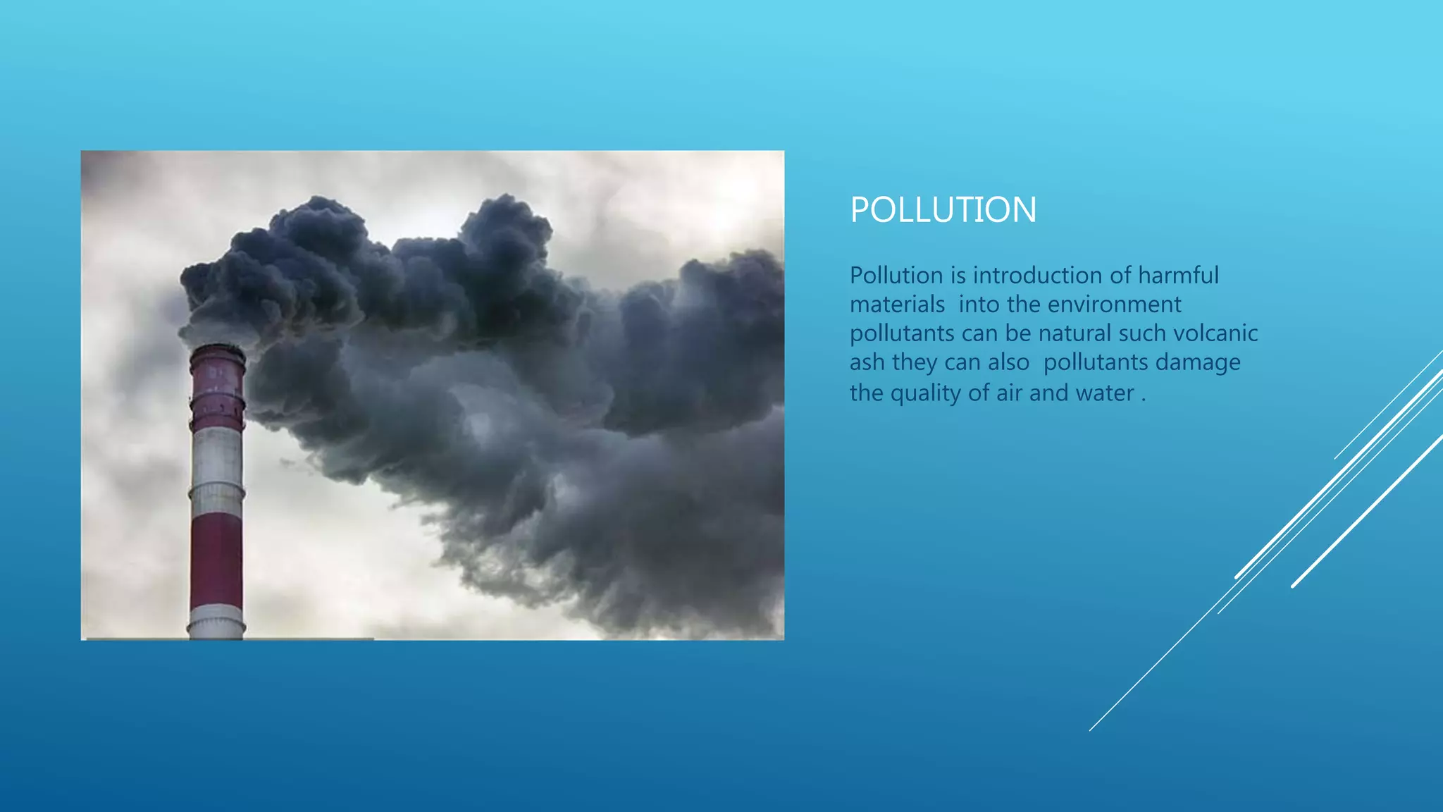 Pollution of air and water | PPT
