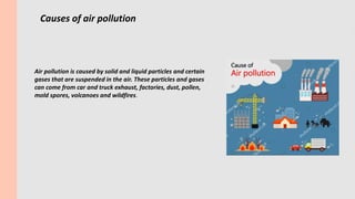 Pollution of air , water and land | PDF