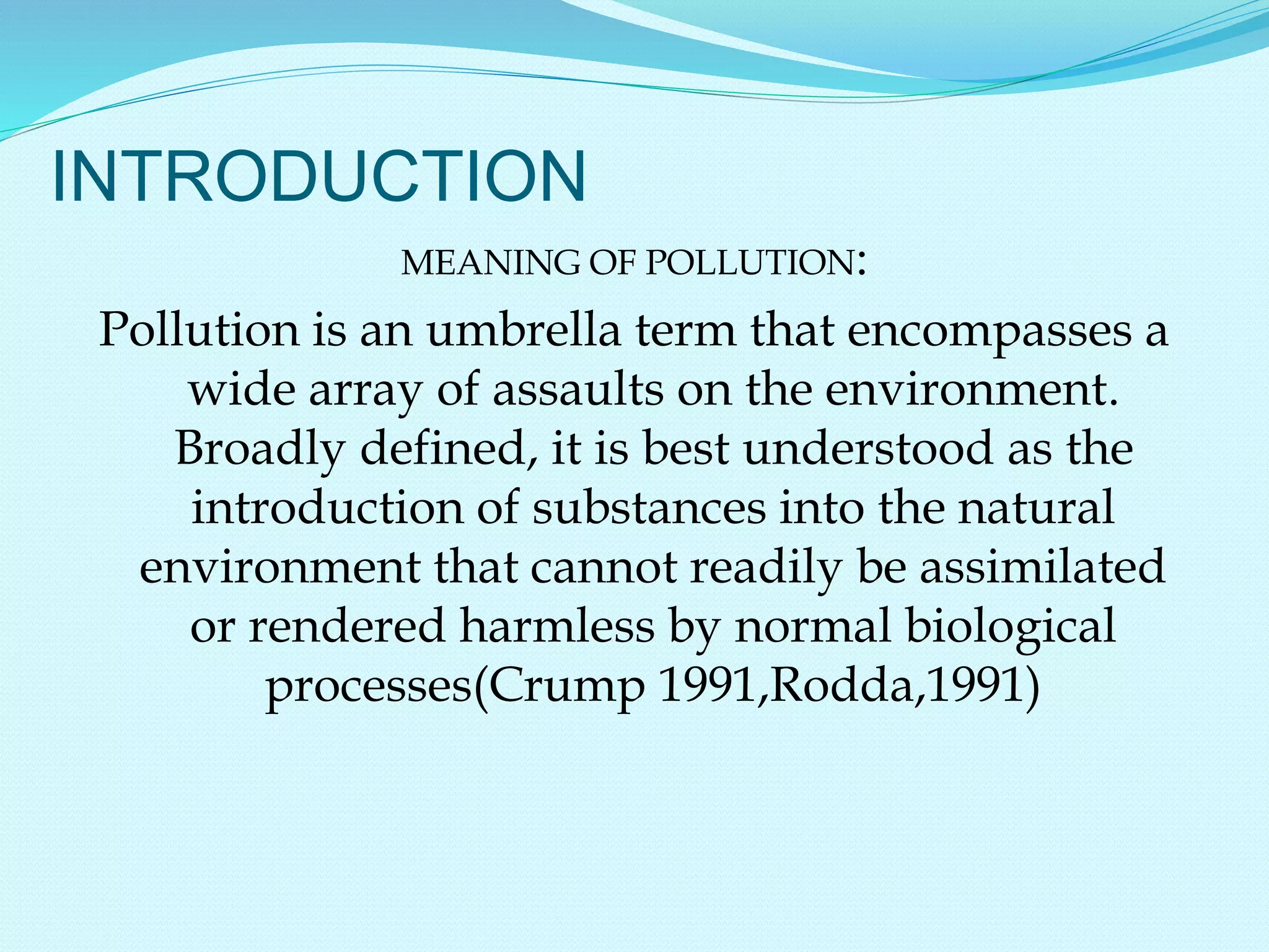 Chemical Pollution- prevention and awareness | PPTX