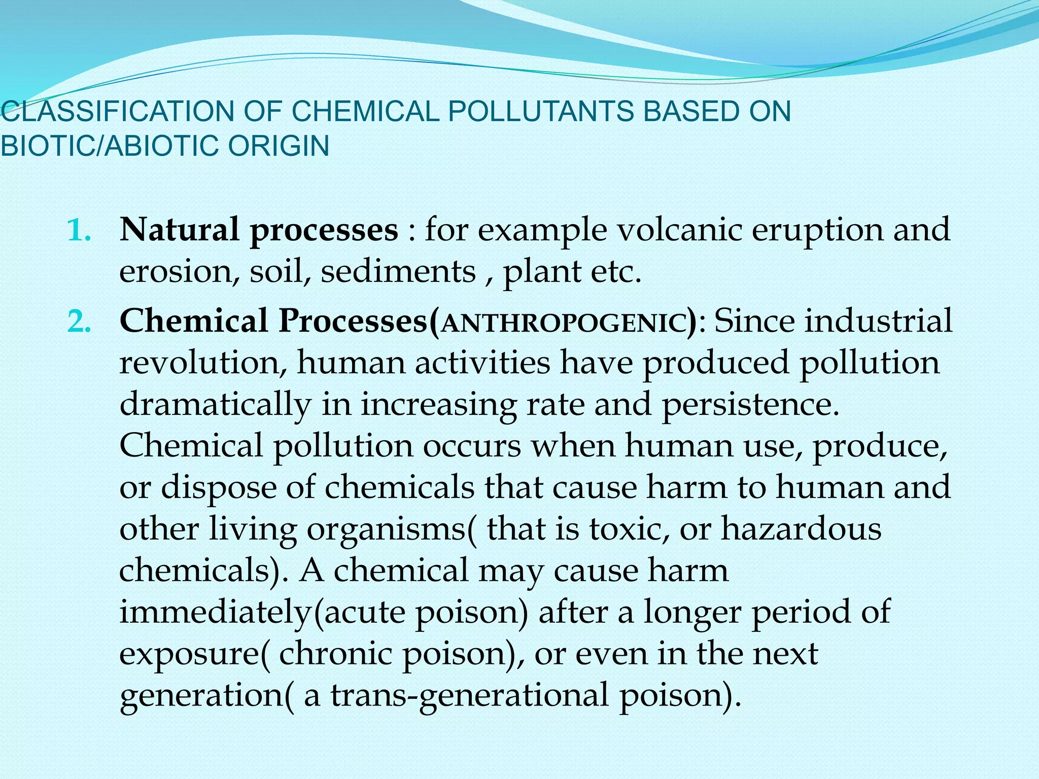 Chemical Pollution- prevention and awareness | PPTX