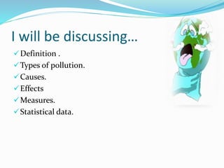 Pollution ,effects, causes .measures and statistical solution ,syed ...