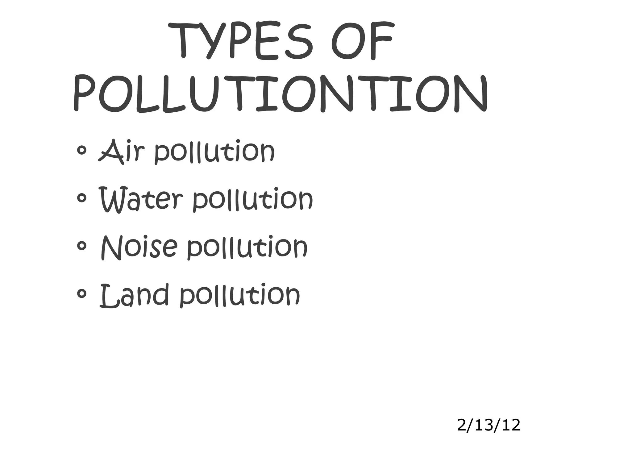 Pollution ppt | PPT