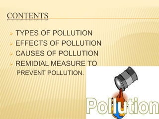 Pollution Disadvantages | PPTX