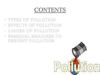 Pollution presentation4 | PPTX