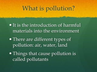 Pollution review | PPTX