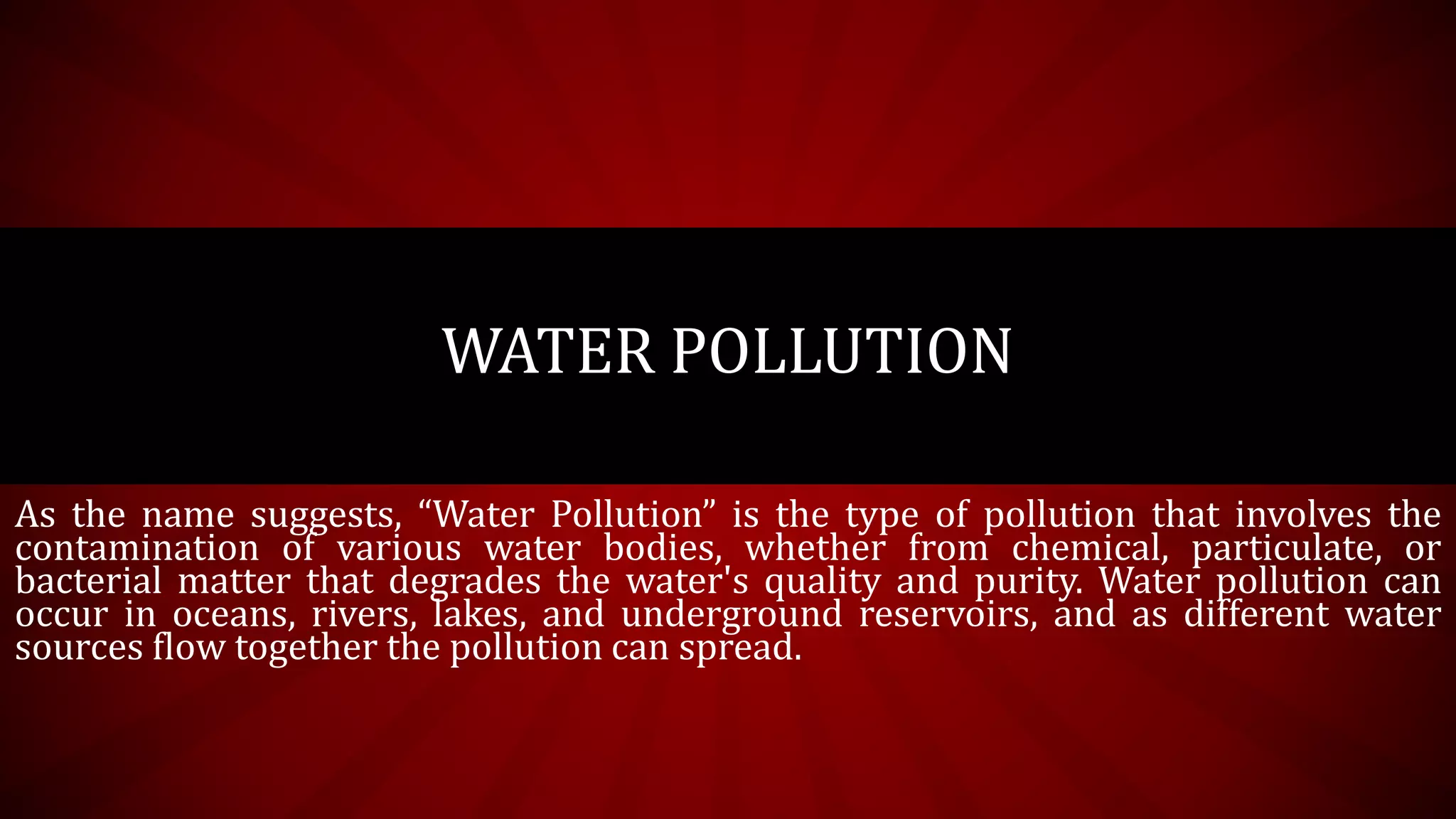 Types of Pollutions | PPTX