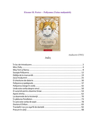 Pollyanna (Taina mulţumirii) | DOCX