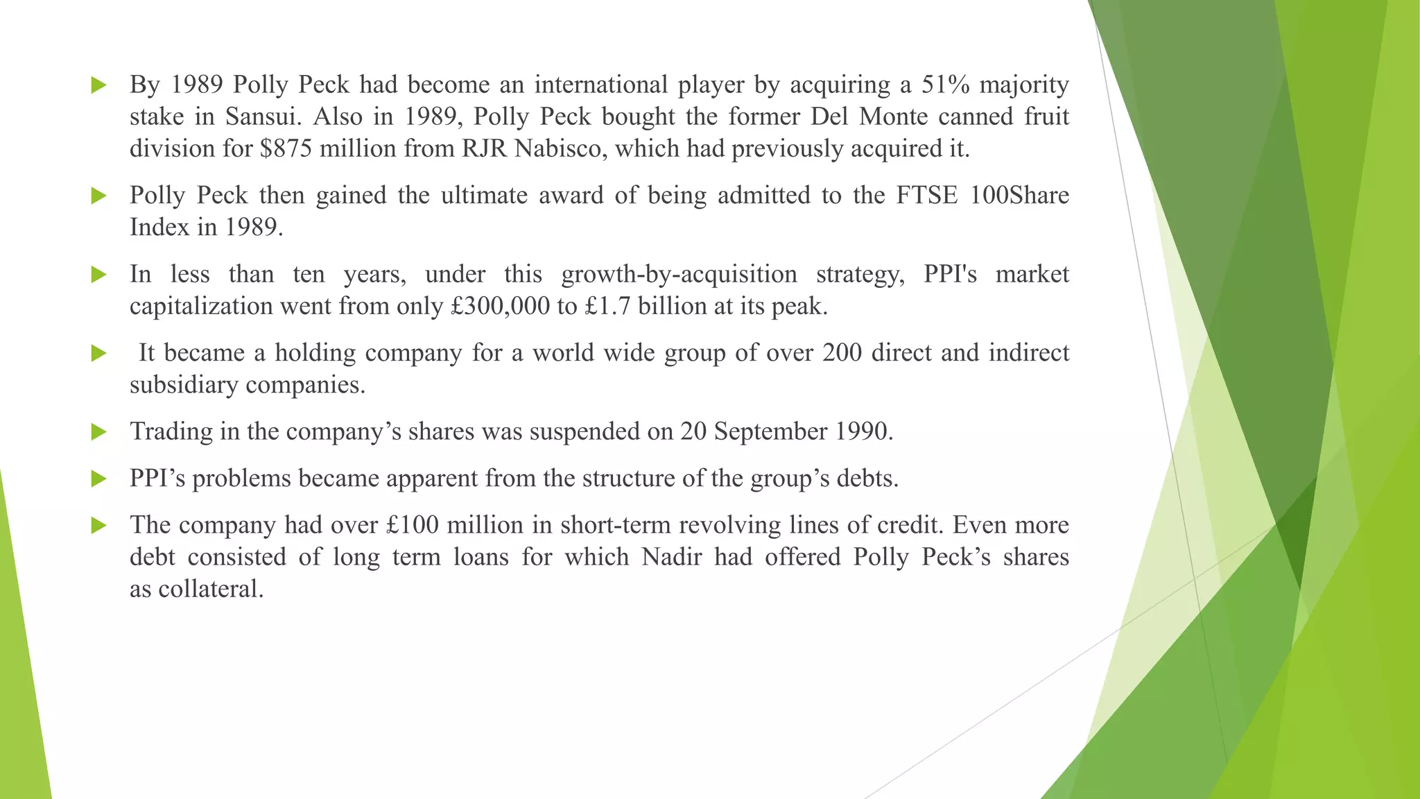 Polly Peck Case study | PPTX