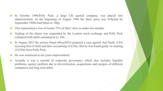 Polly Peck Case study | PPTX