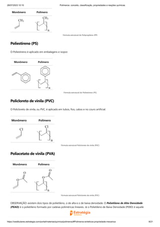 Polímeros_ conceito, classificação, propriedades e reações químicas.pdf