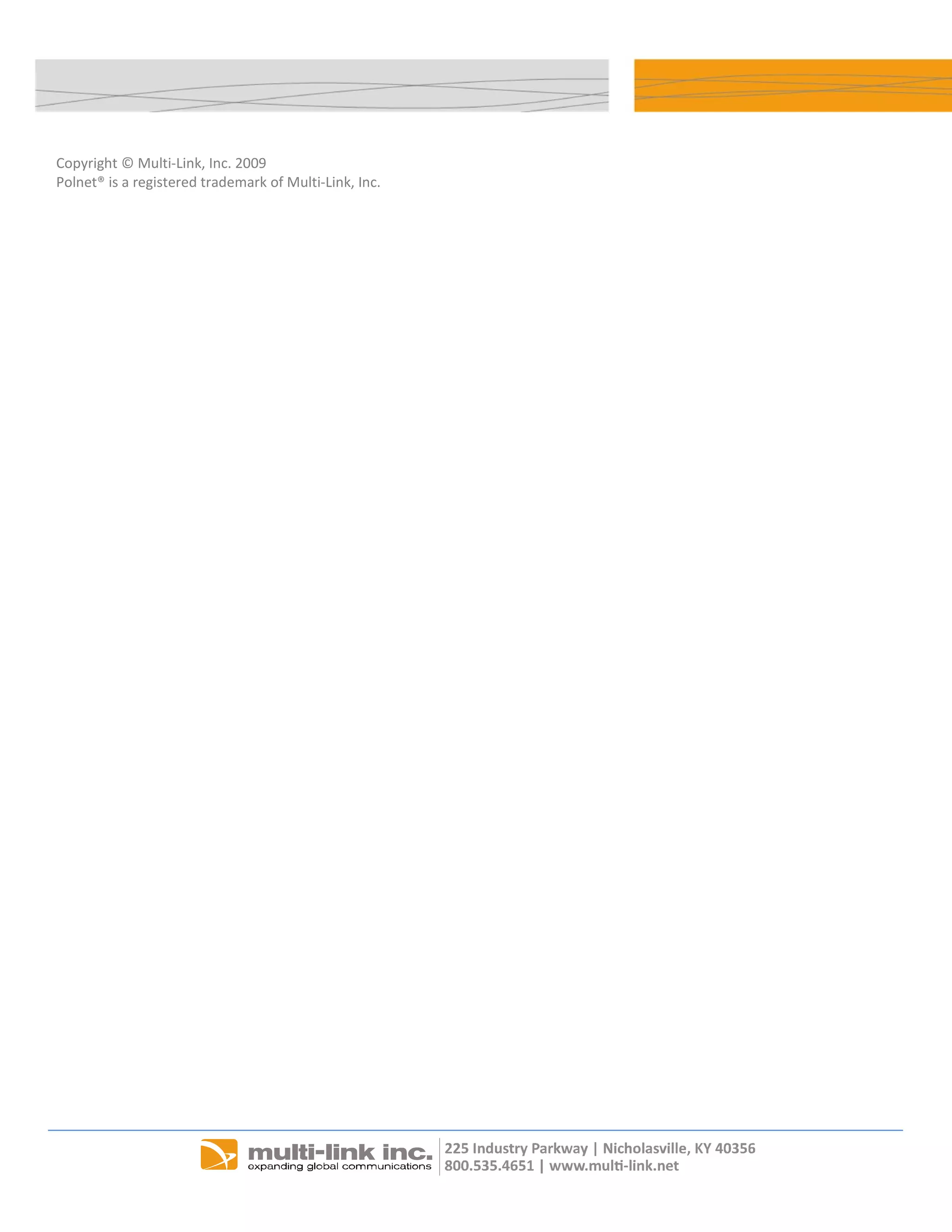 Polnet acp data sheet | DOC