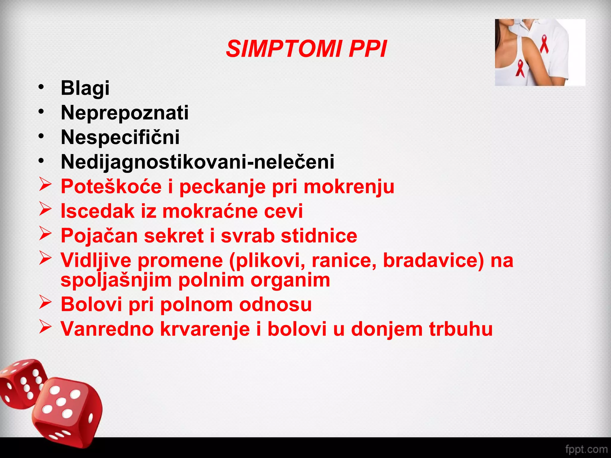 Polno prenosive bolesti powerpoint | PPT