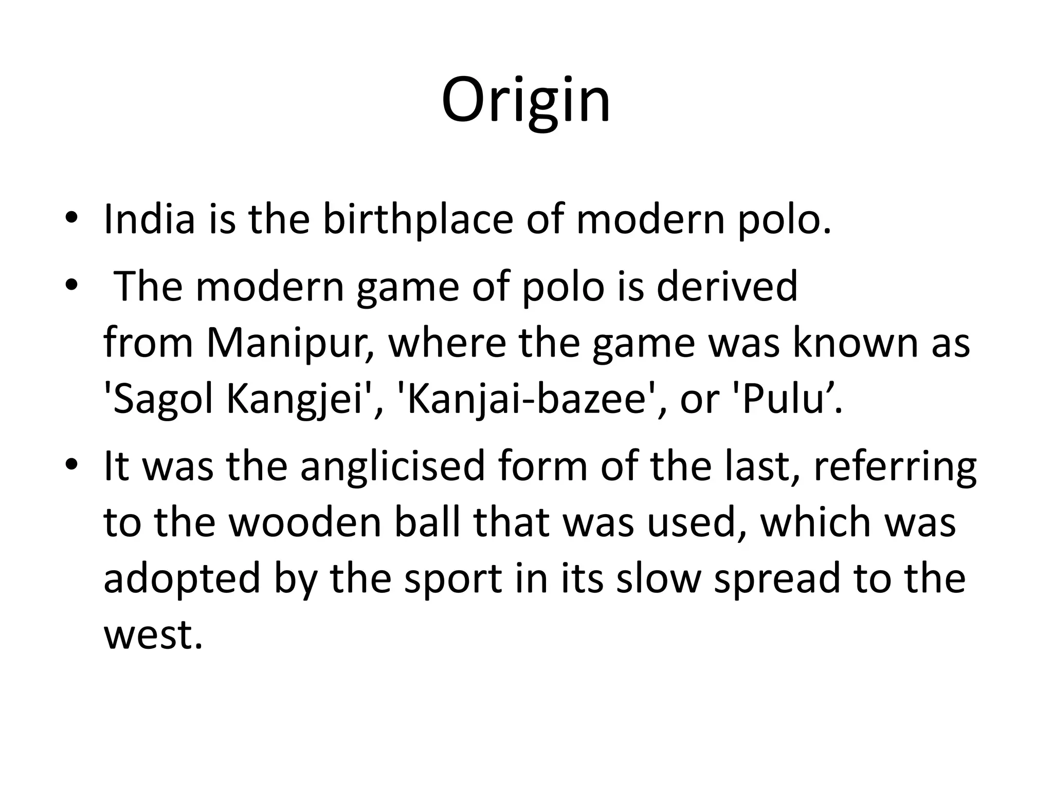 Polo | PPTX