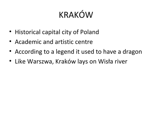 Poland Presentation | ODP | Europe Travel | Travel Locations