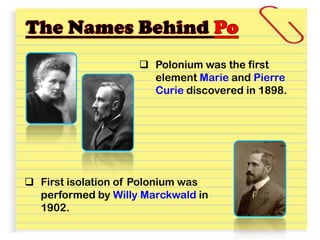 Polonium | PPTX