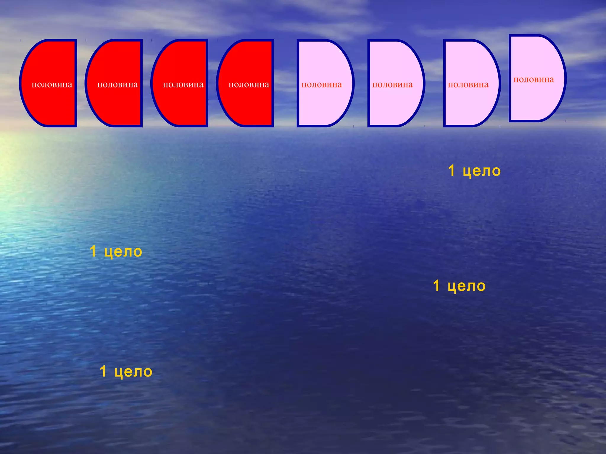 Polovina i cetvrtina obrada | PPT