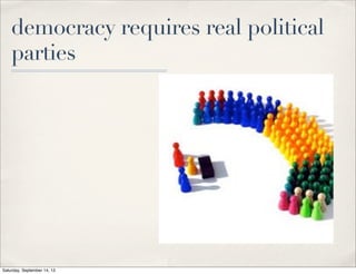 Political Parties: Definition, Criteria, Rationale | PDF