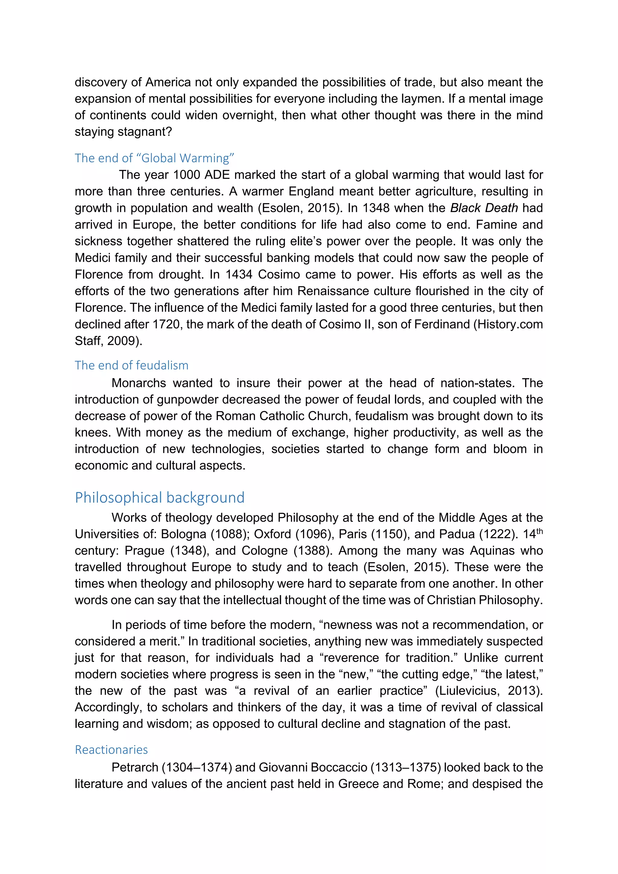 Political Philosophy during the Renaissance | PDF