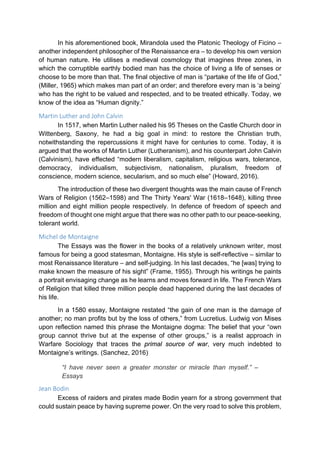 Political Philosophy during the Renaissance | PDF