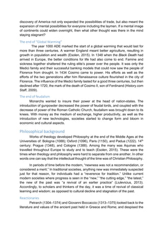 Political Philosophy during the Renaissance | PDF
