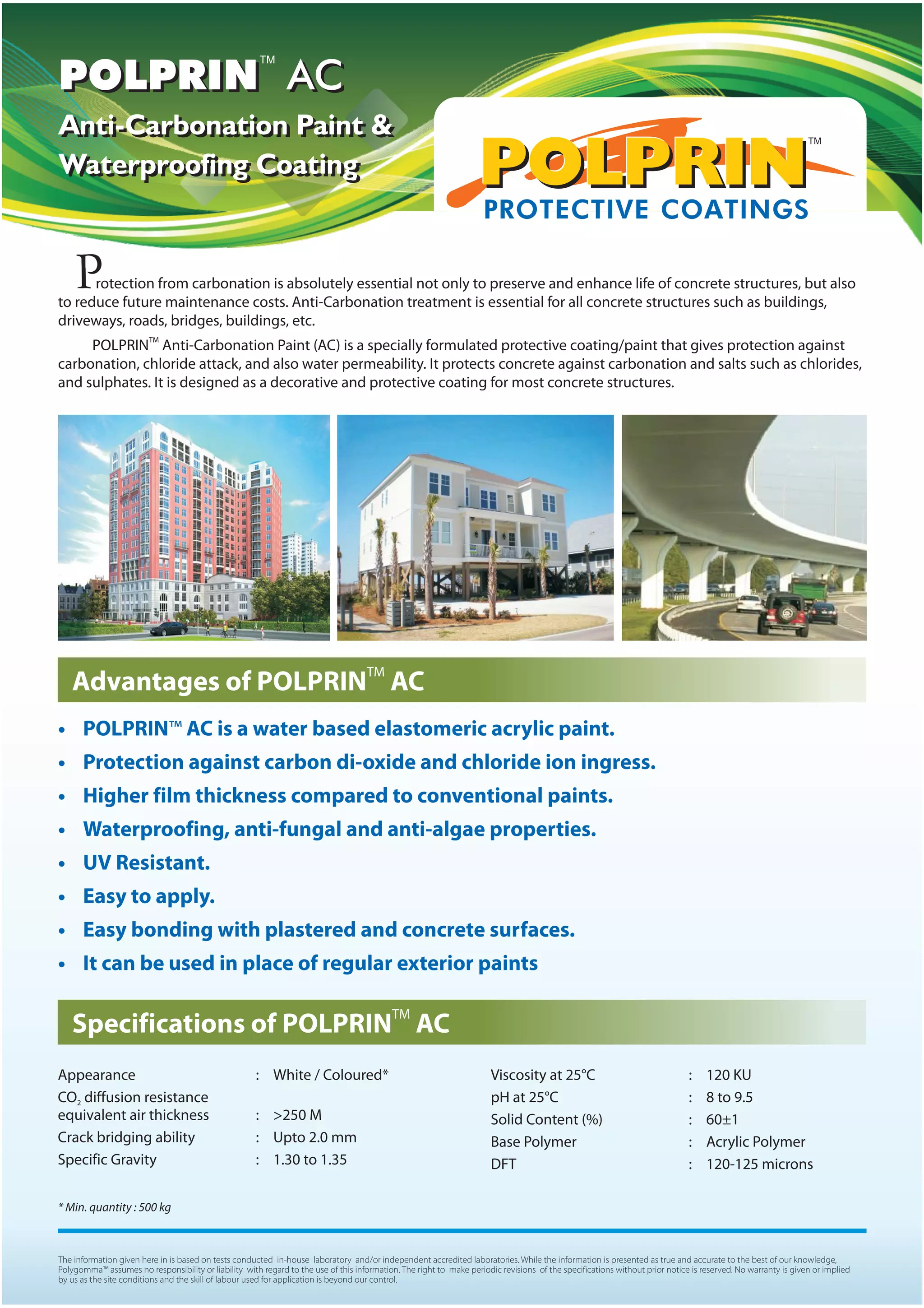 POLPRIN™ Anti Carbonation paint | PDF