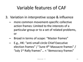 Cultural framing & social movement | PPTX