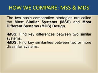 Political Science 2 – Comparative Politics - Power Point #2 | PPT