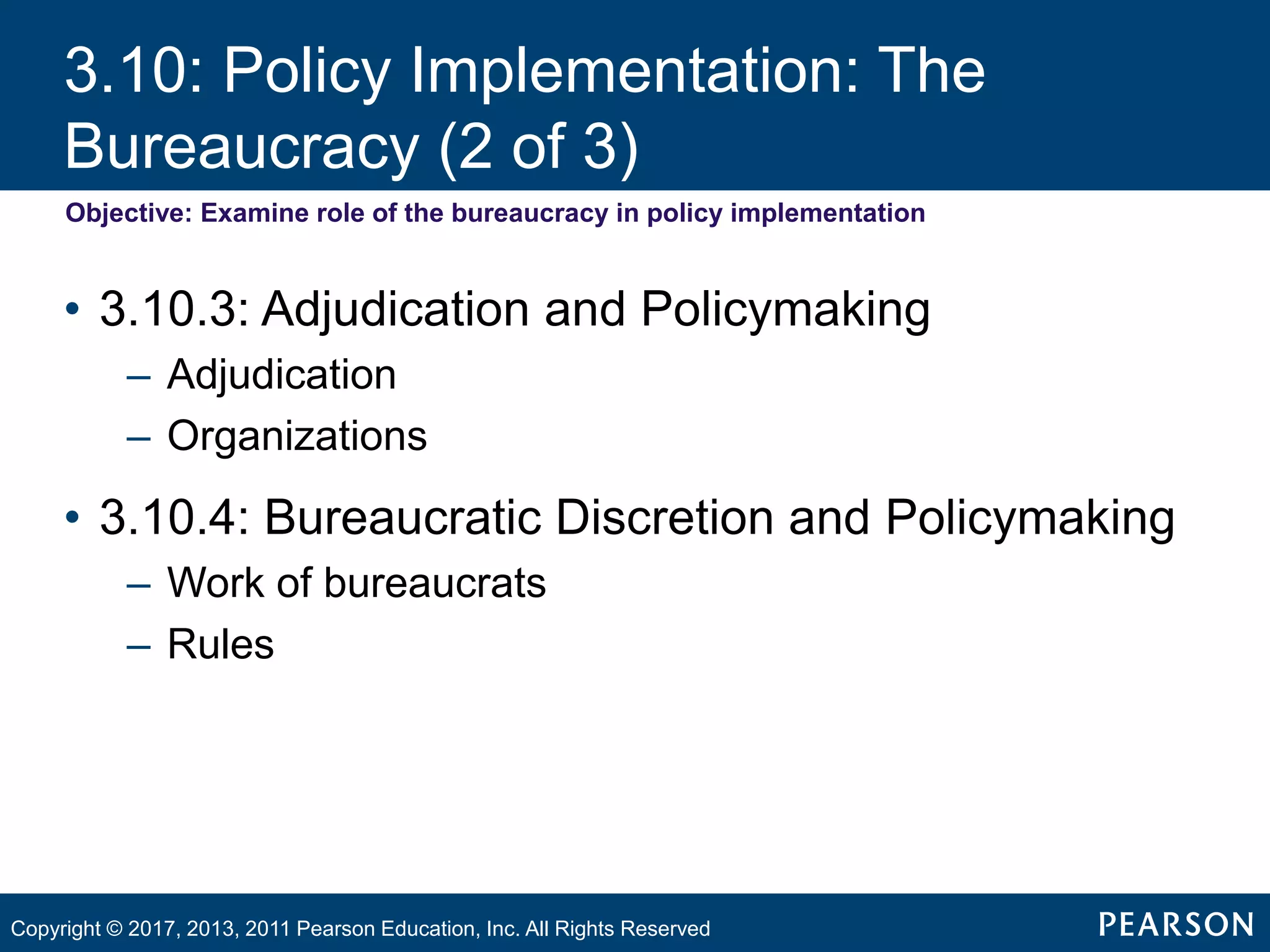 Pols 3346 chapter 3 policymaking process (dye) | PPTX