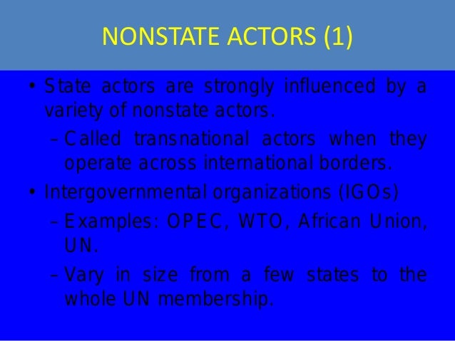 Political Science 7 – International Relations - Power Point #2