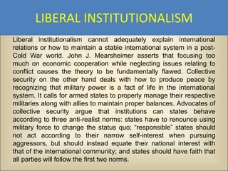 Political Science 7 – International Relations - Power Point #5 | PDF